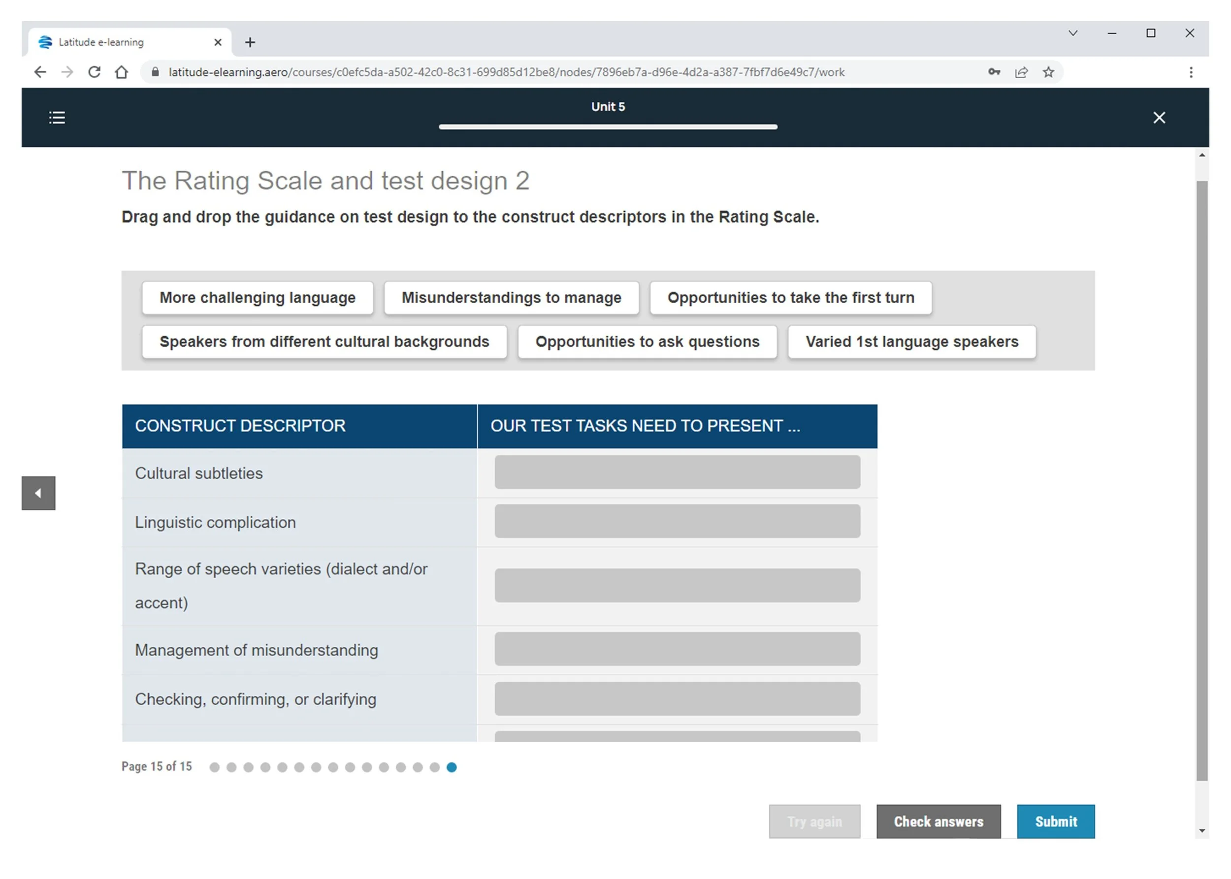 Aviation English rater and test developer training — Latitude Aviation ...