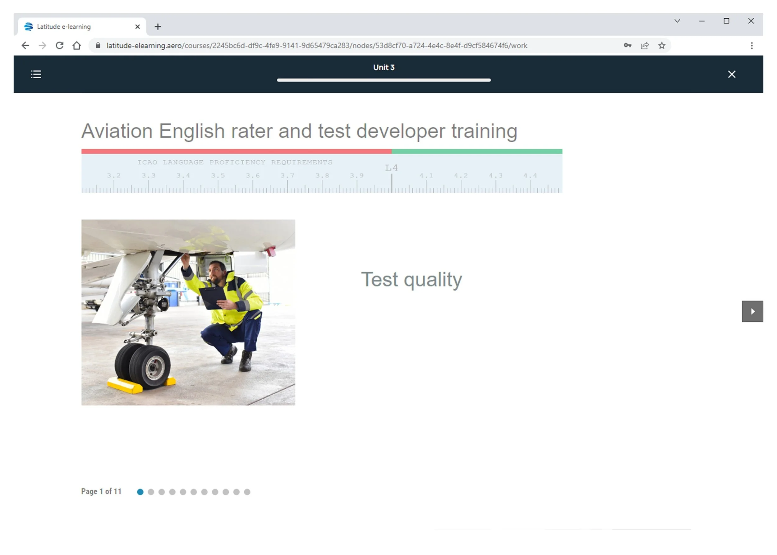 Aviation English rater and test developer training — Latitude Aviation ...