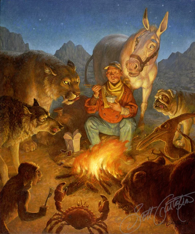 Shaolin Cowboy Take-Out — The Art of Scott Gustafson