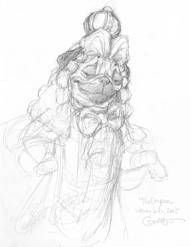Emperors New Clothes Drawings — The Art of Scott Gustafson