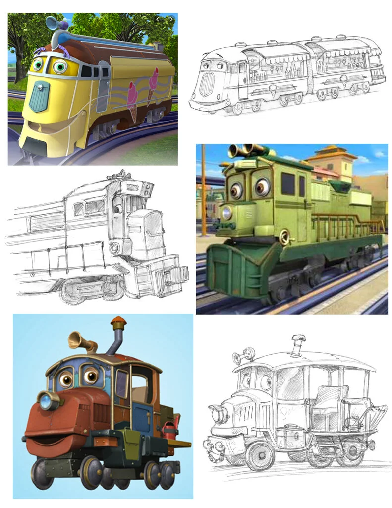 Chuggington Character Design — The Art of Scott Gustafson