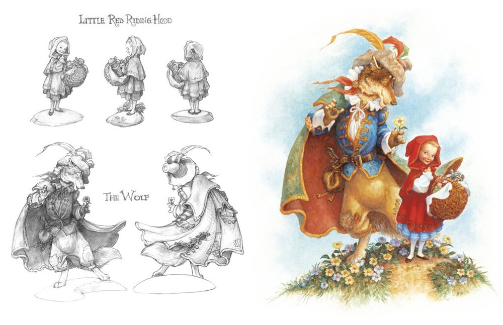 Fairy Tale and Nursery Rhyme Character Design — The Art of Scott Gustafson
