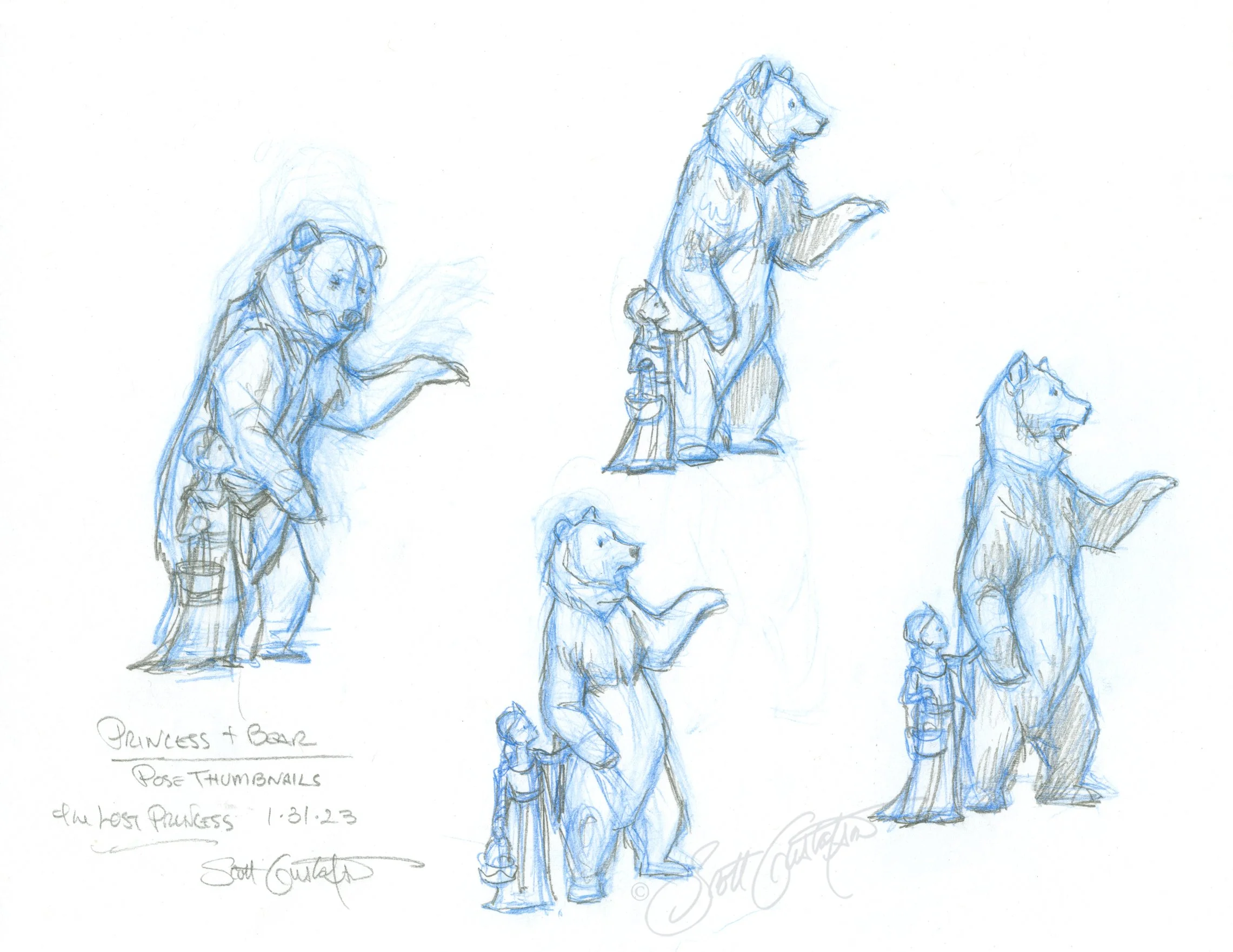 Lost Princess Drawings — The Art of Scott Gustafson