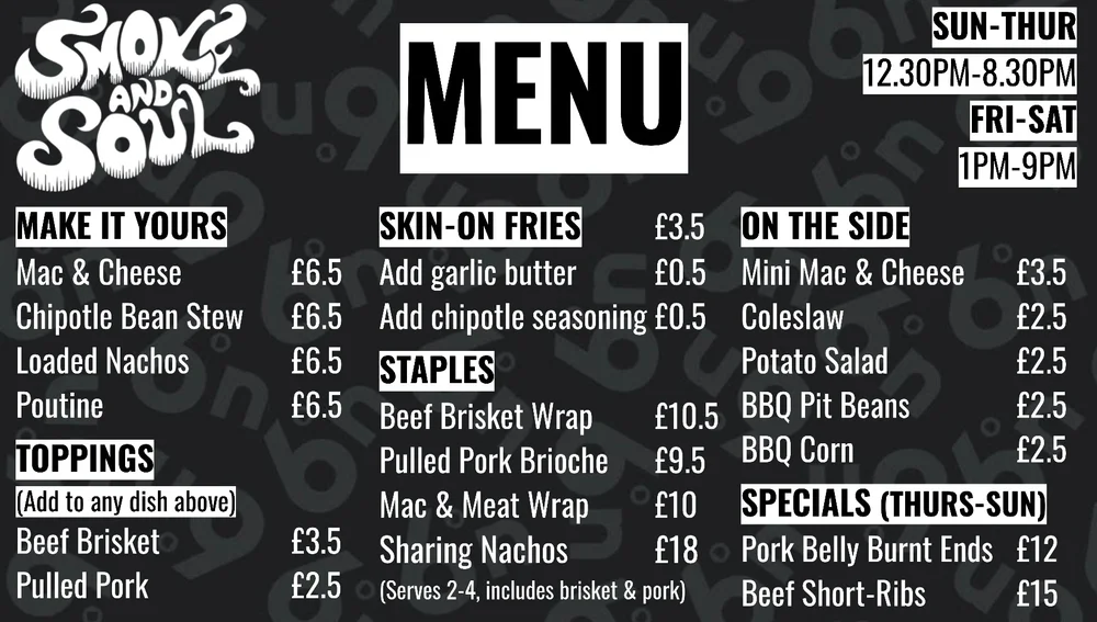 SMOKE & SOUL KITCHEN RESIDENCY - SIX°NORTH ABERDEEN — six°north
