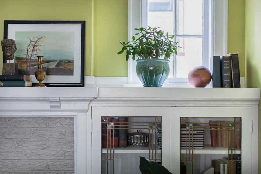 An Expression of Style in a Colorful Library — Two Hands Interiors