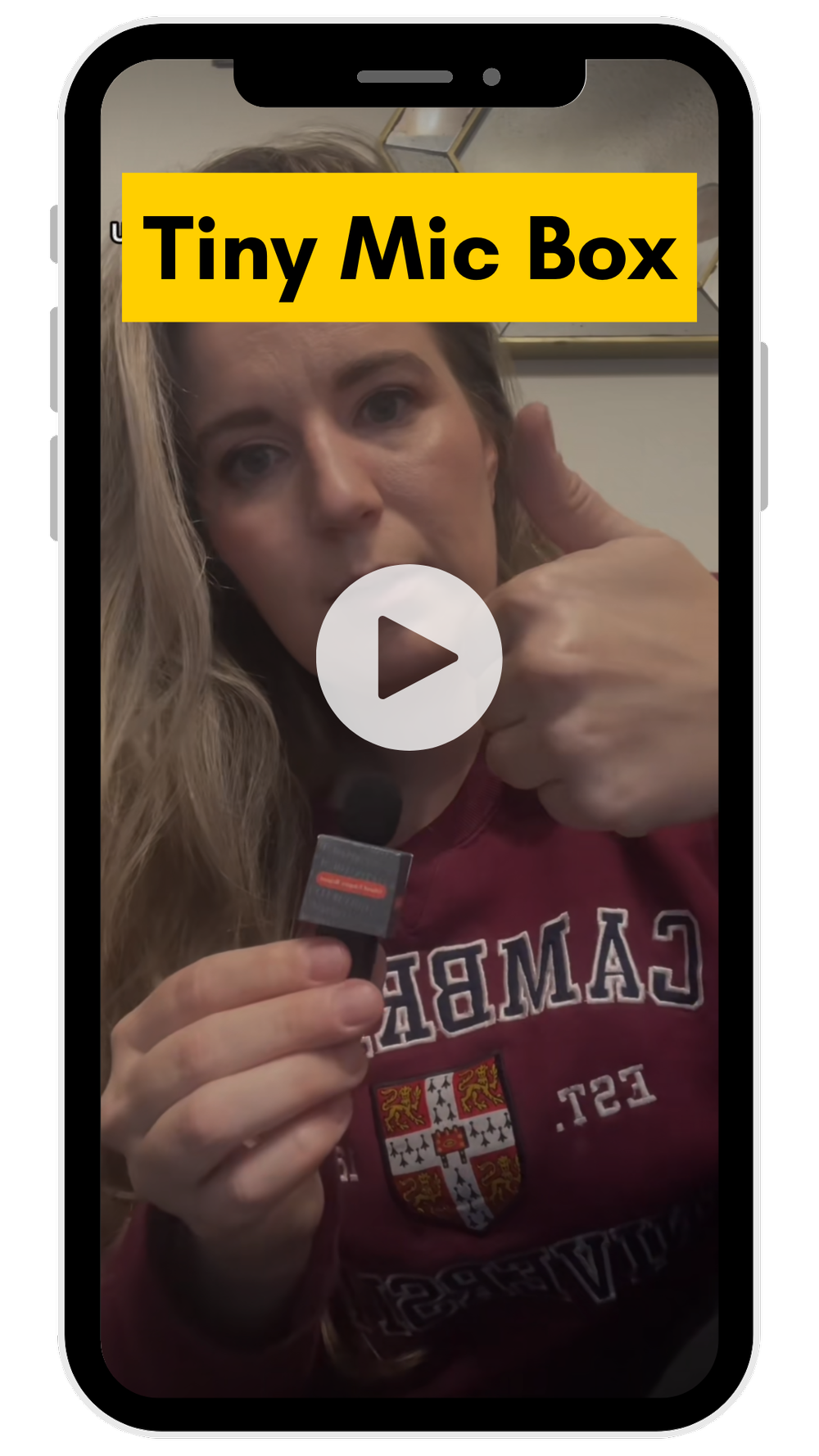 Free Phone Mic Box Template — Carolyn Burt