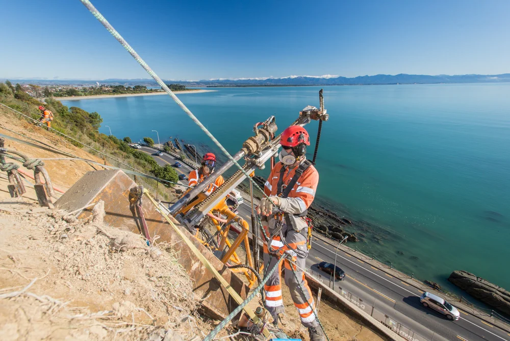 Rocks Road Cliff Stabilisation — Ground Anchor Systems