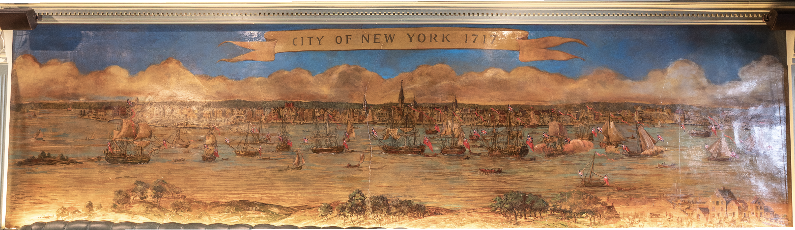 Object of the Month: The Burgis Mural: Early Views of New York City ...