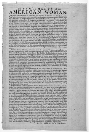 Women of the Revolutionary War Collection — Fraunces Tavern® Museum