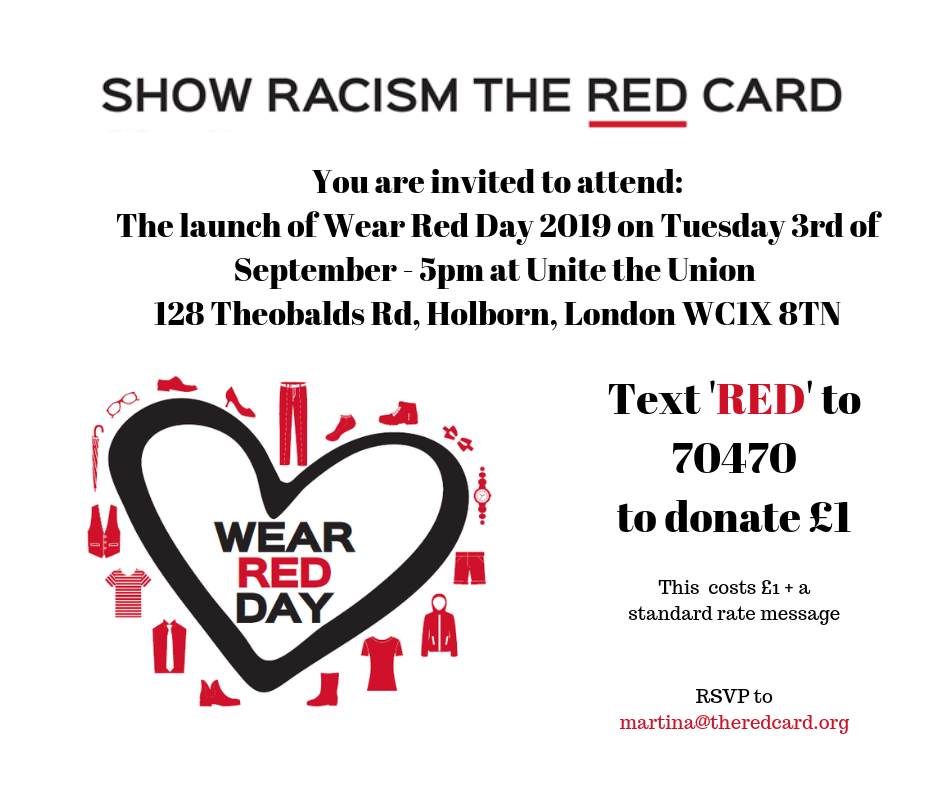 Show Racism the Red Card - Home - England