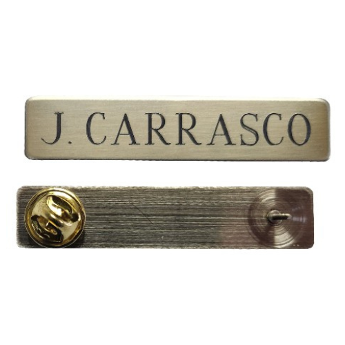 Police/Security Metal Name Tag — Texas Trophies