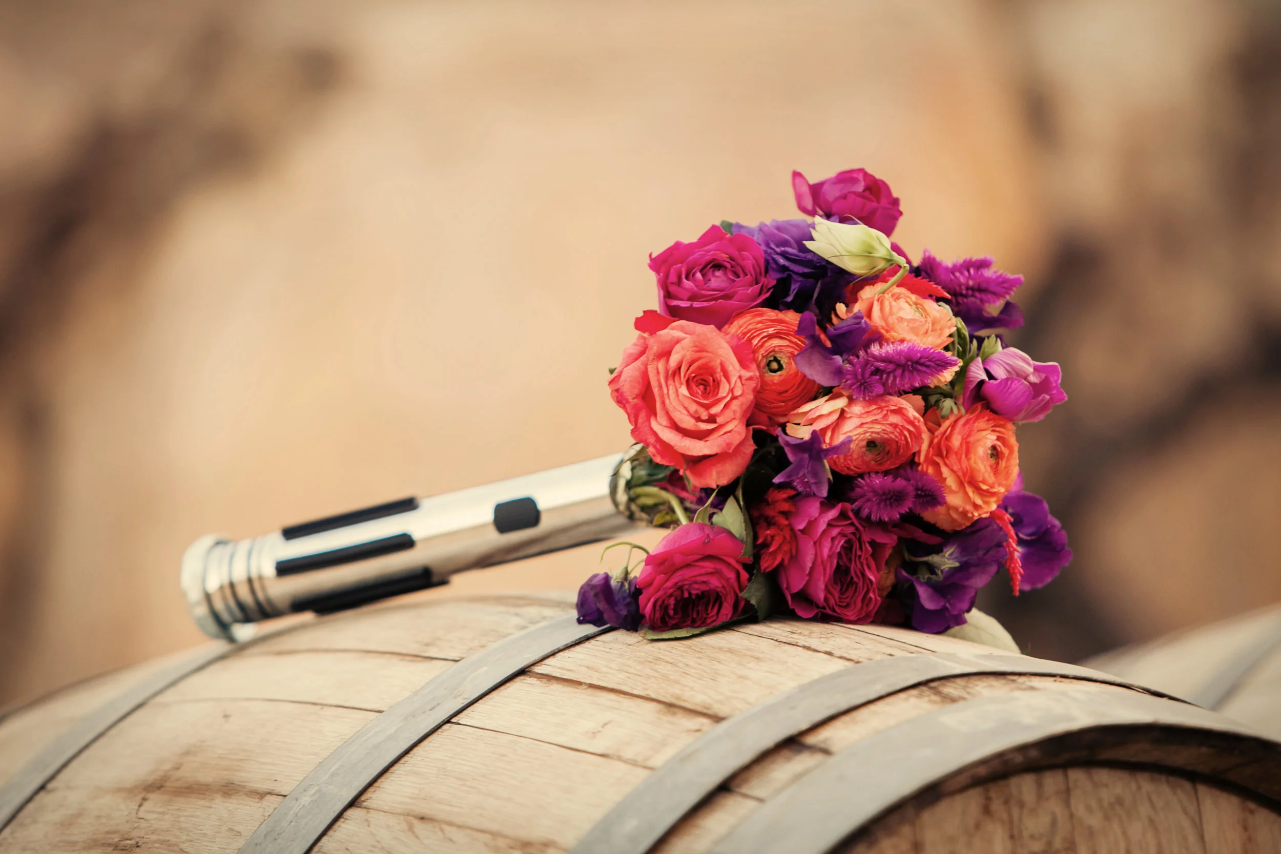 Rustic Winery Wedding with a Light Saber Exit — Santa Barbara Wedding Style