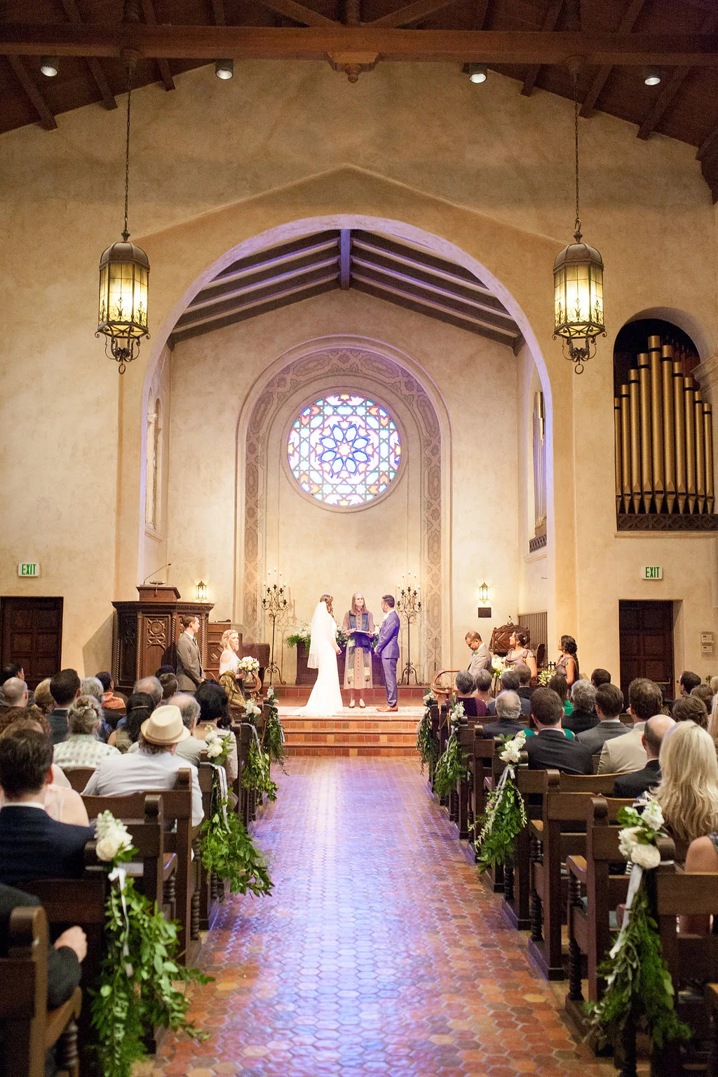 Simple White Wedding at the Unitarian Society — Santa Barbara Wedding Style