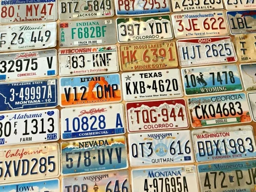 License Plates Through the Ages: From Painted Numbers to Custom Plates ...
