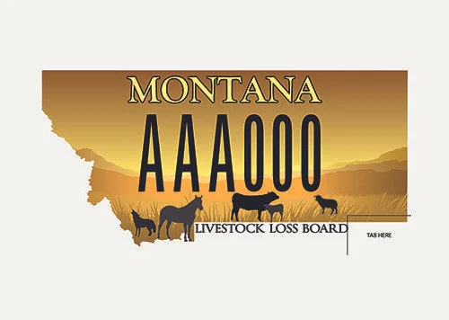 Montana Custom License Plate Designs - Dirt Legal