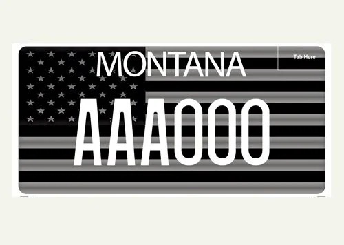 Montana Custom License Plate Designs - Dirt Legal