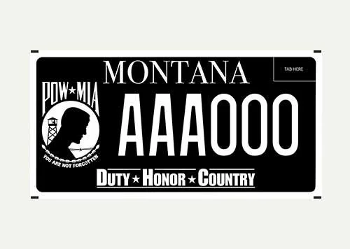 Montana Custom License Plate Designs - Dirt Legal