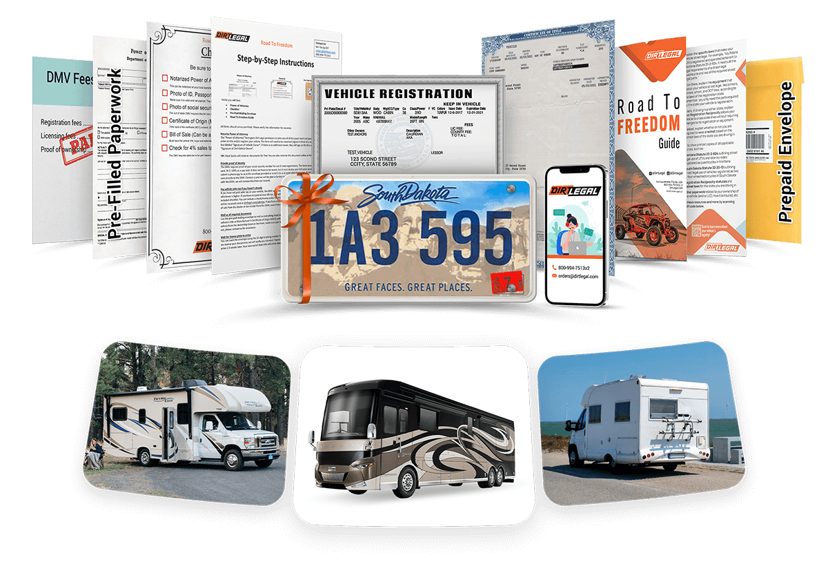 South Dakota RV Registration Service