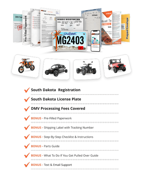 Street Legal Dirt Bike, ATV, UTV Registration Service | Legalize Your ...