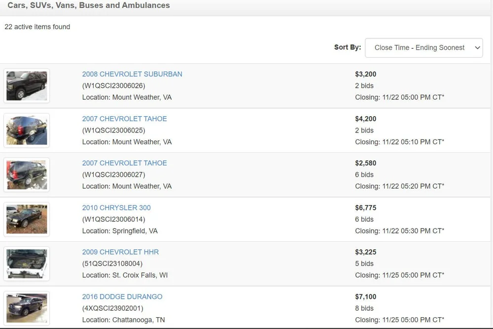 What Happens to Used GSA Fleet Vehicles, and How Can I Buy One? — Dirt ...