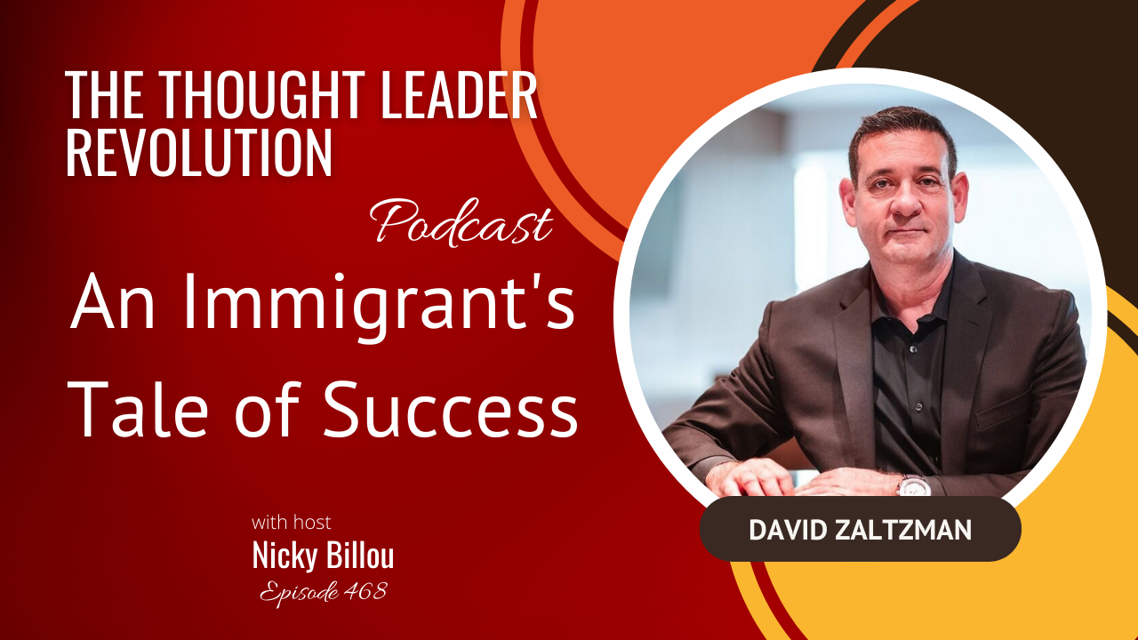 EP468: David Zaltzman - An Immigrant's Tale Of Success — The Thought ...