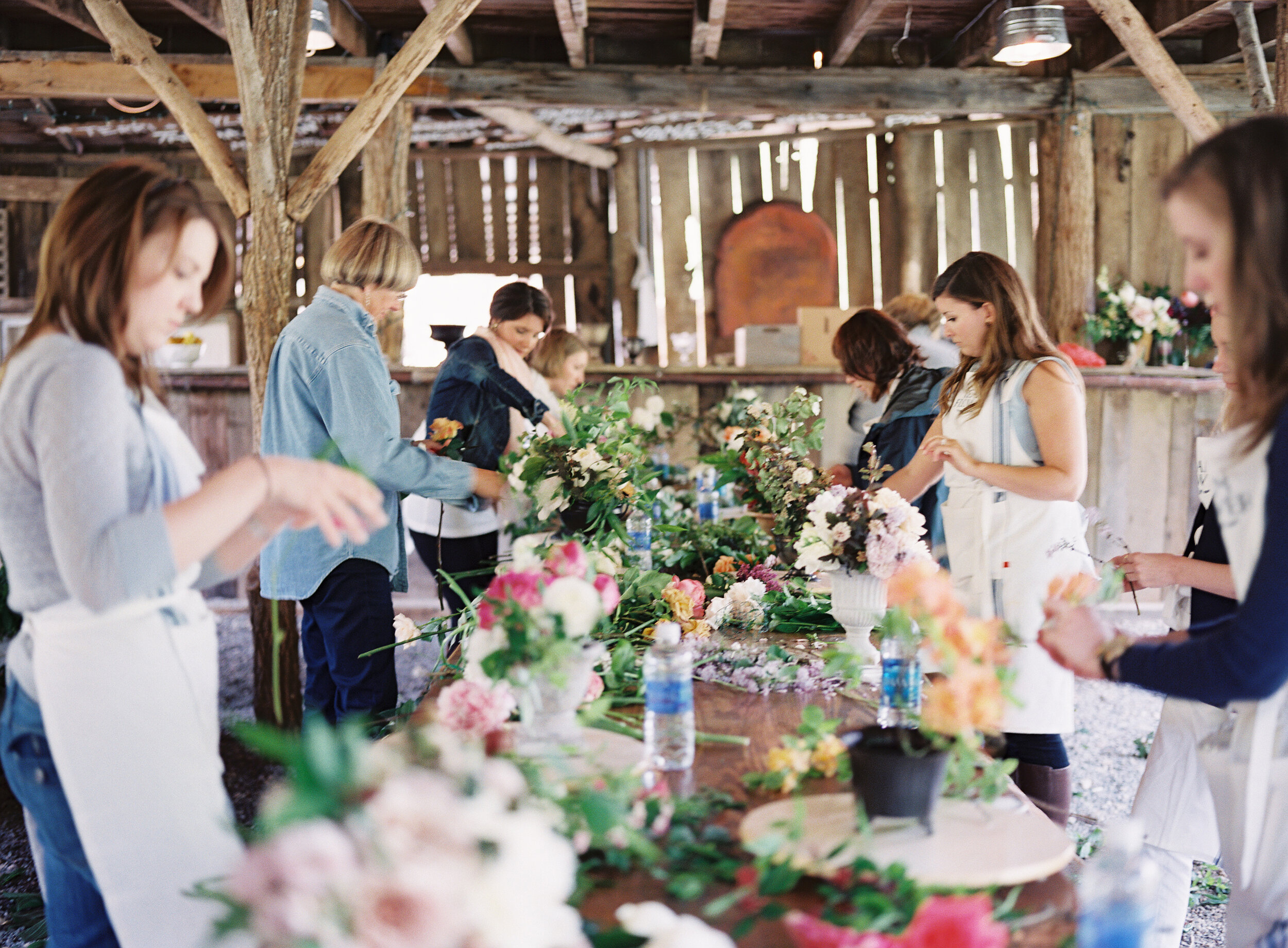 Hosting Workshops on a Flower Farm