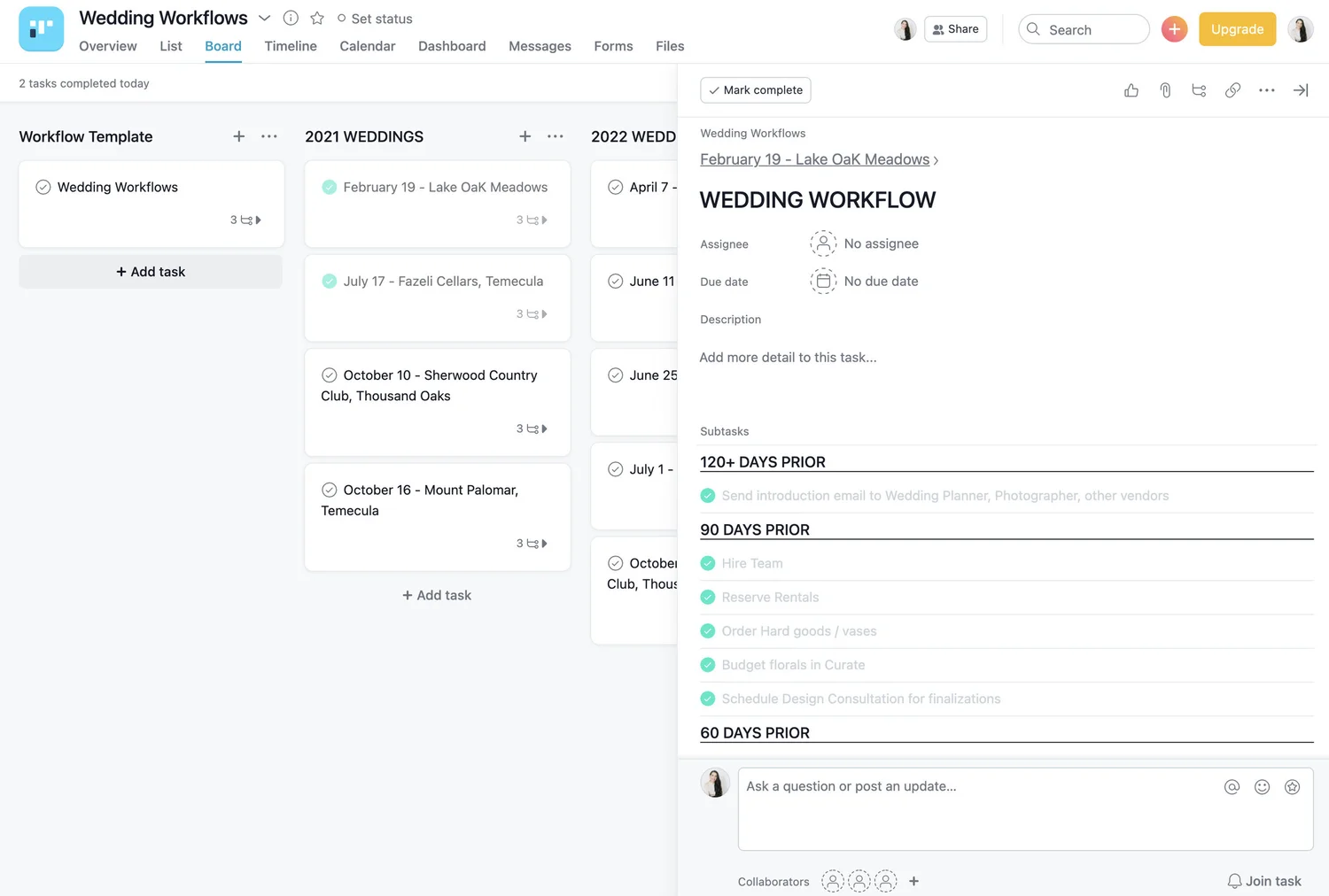 Using Asana for Project Management in Your Floral Business