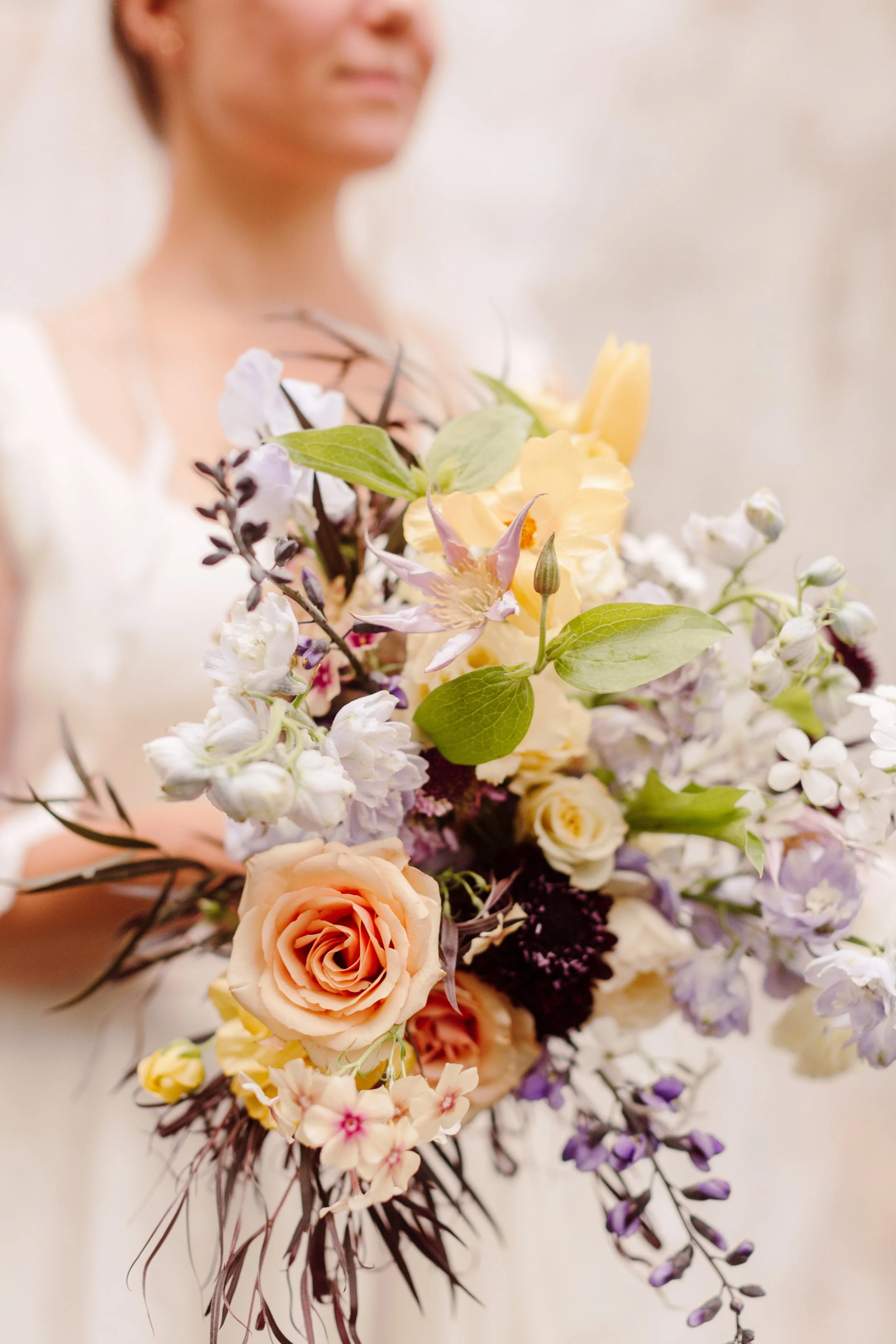 Opposites Attract in a Complimentary Floral Design Color Palette