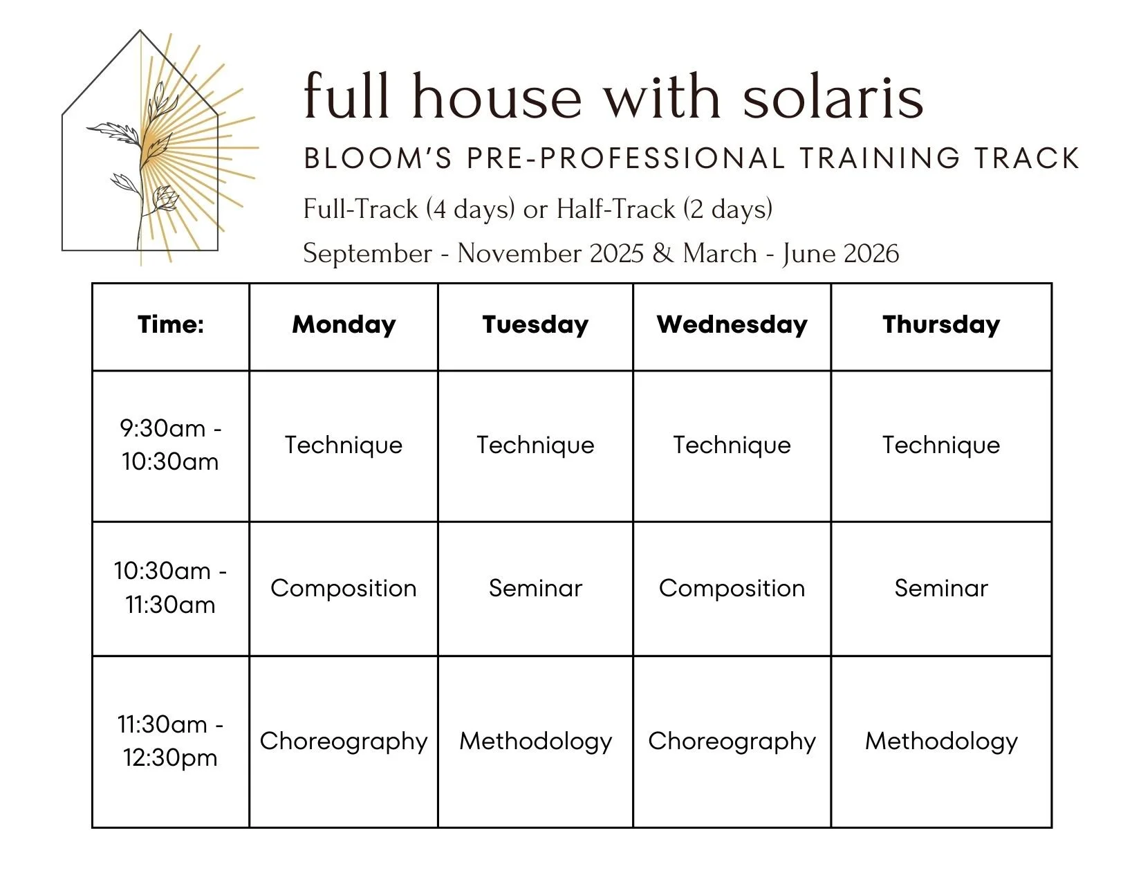 Solaris Dance House | Bloom Dance Studio