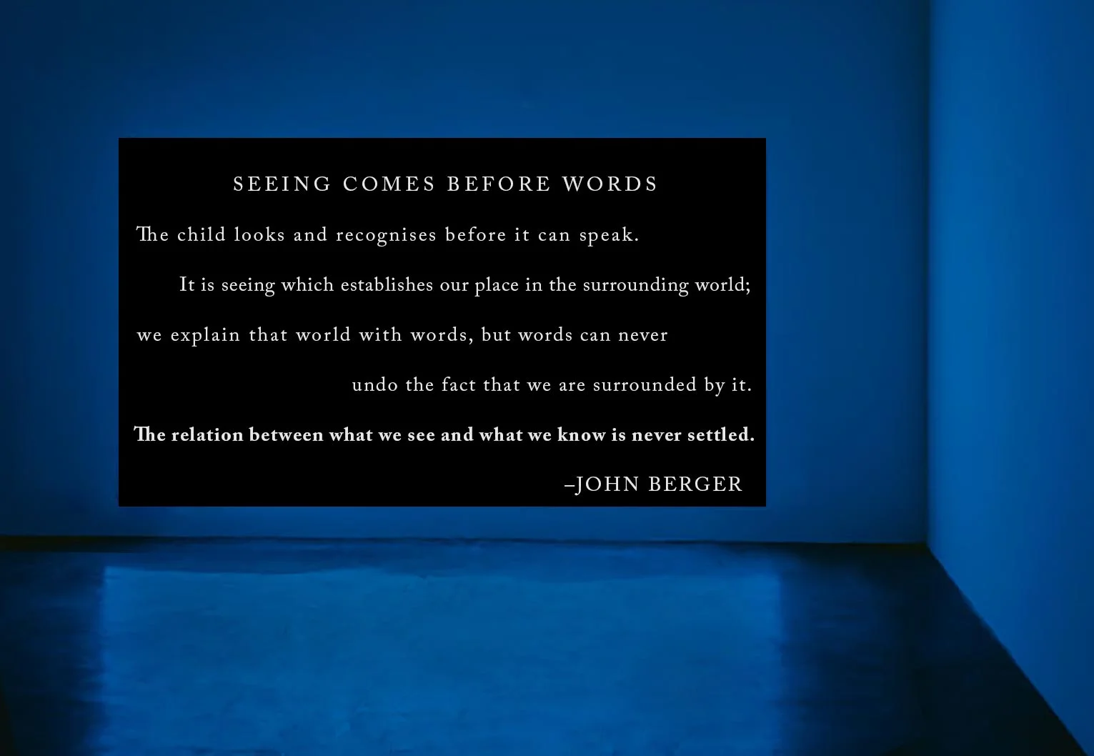 Overview Salamanca The Creative Process