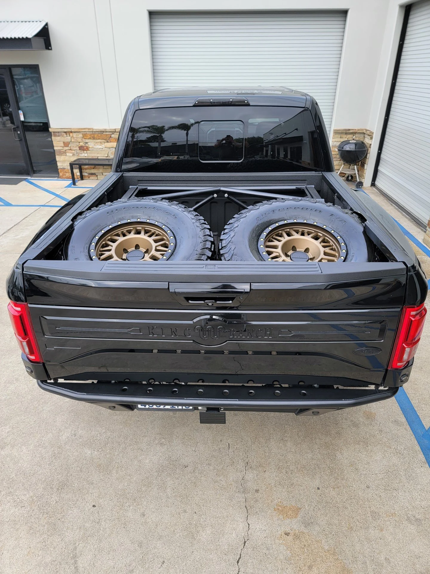 2021+ Ford Raptor and F-150 Prerunner Tire Carrier — EVIL OFFROAD