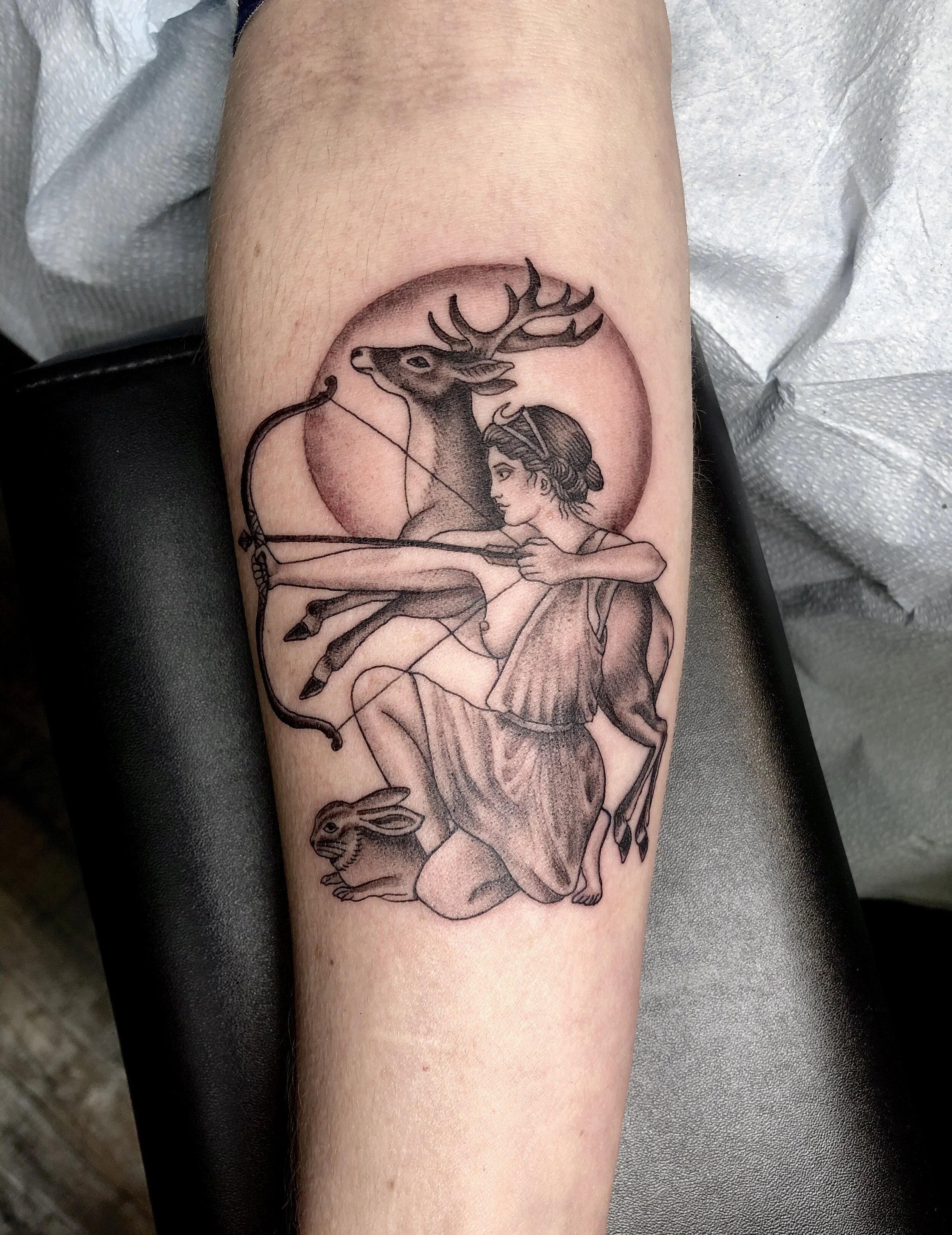 Artemis Symbol Tattoo