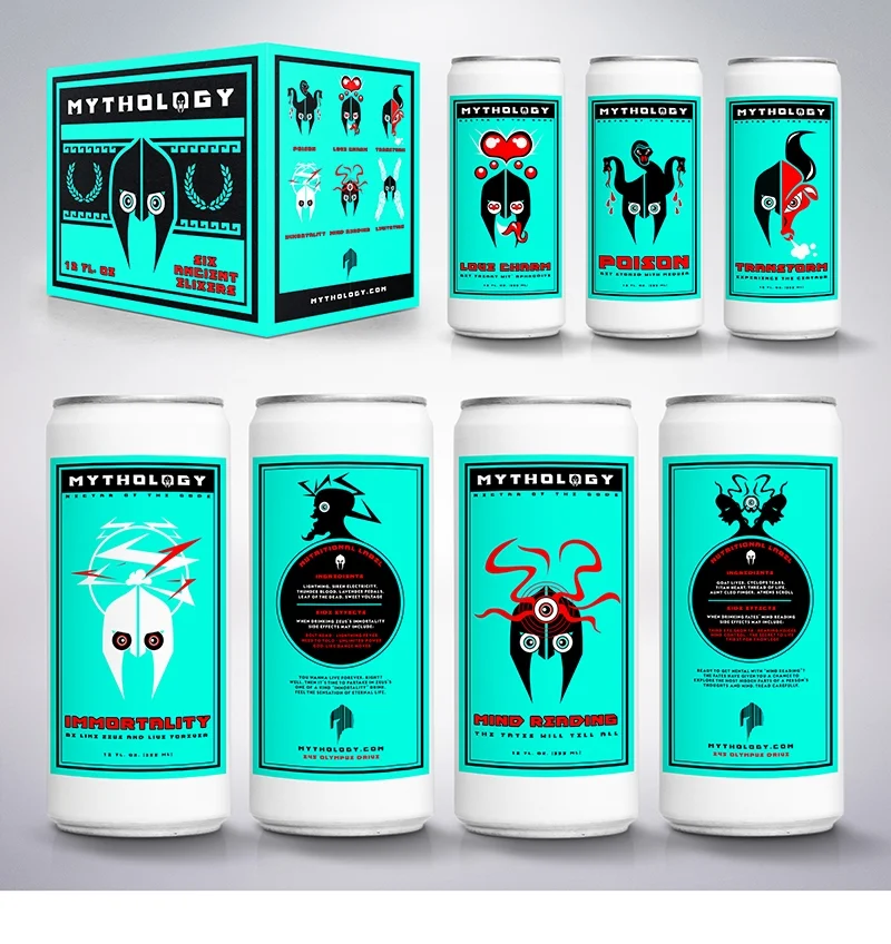 Mythology - Packaging Design — Meeq Designs - David M. Lajara