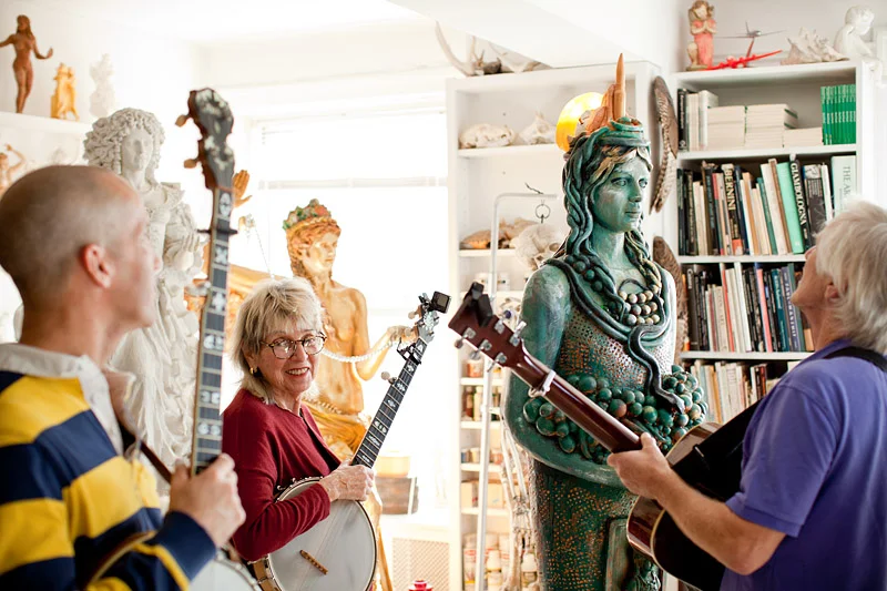 About the Band — Audrey Flack