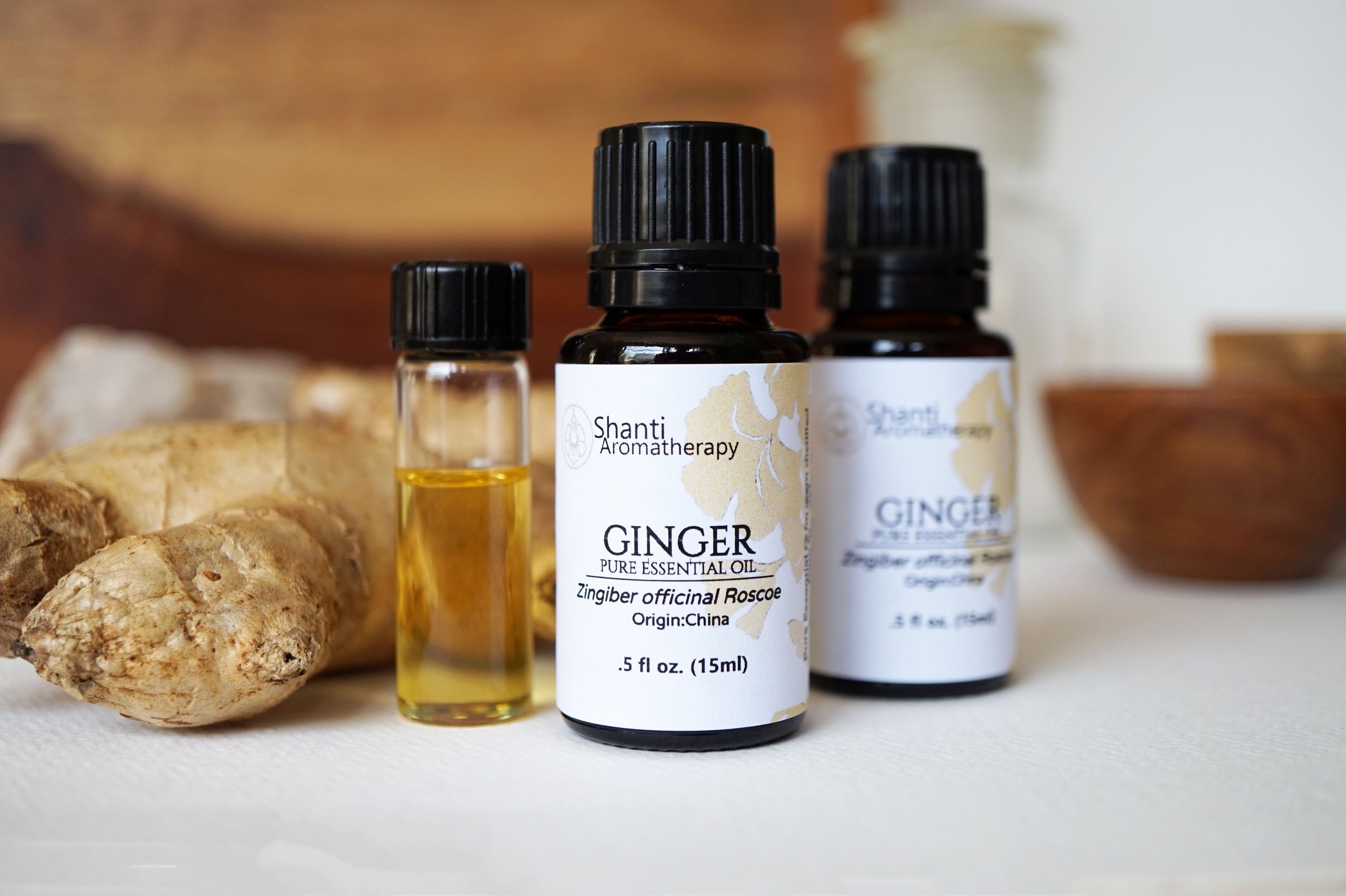 Ginger Essential Oil — Shanti Aromatherapy