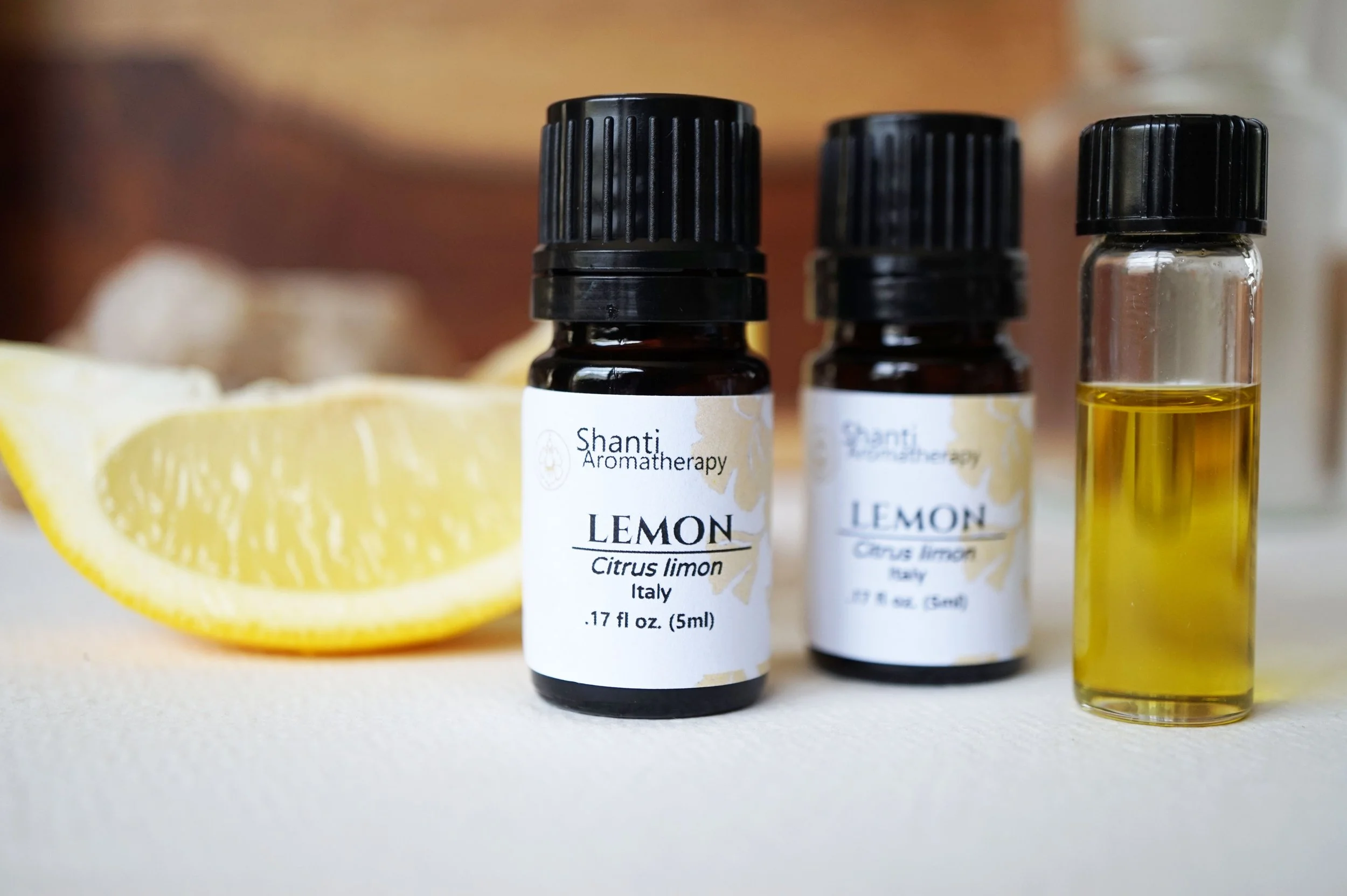 Lemon Essential Oil — Shanti Aromatherapy