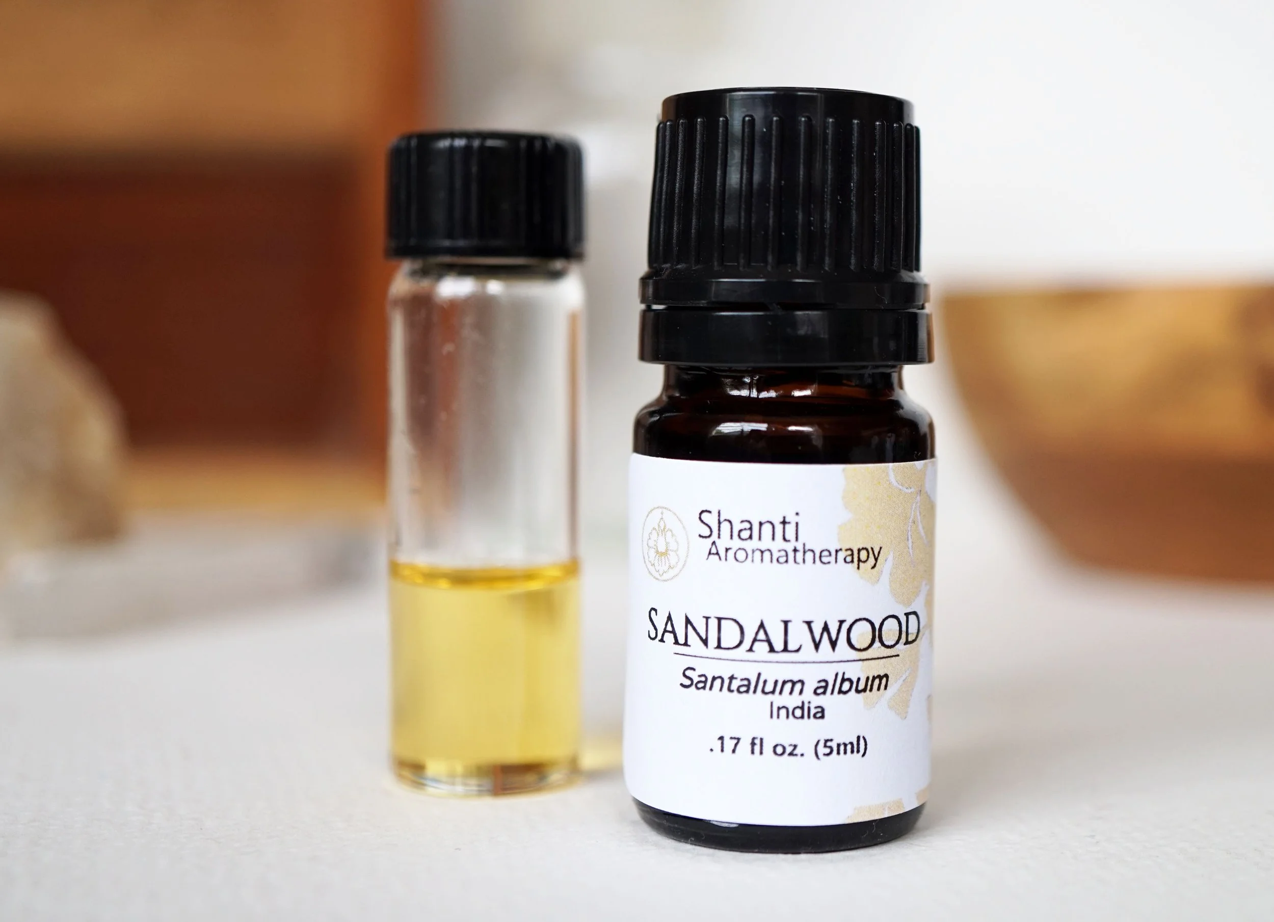 Sandalwood Essential Oil - Pure Mysore Indian Sandalwood — Shanti ...