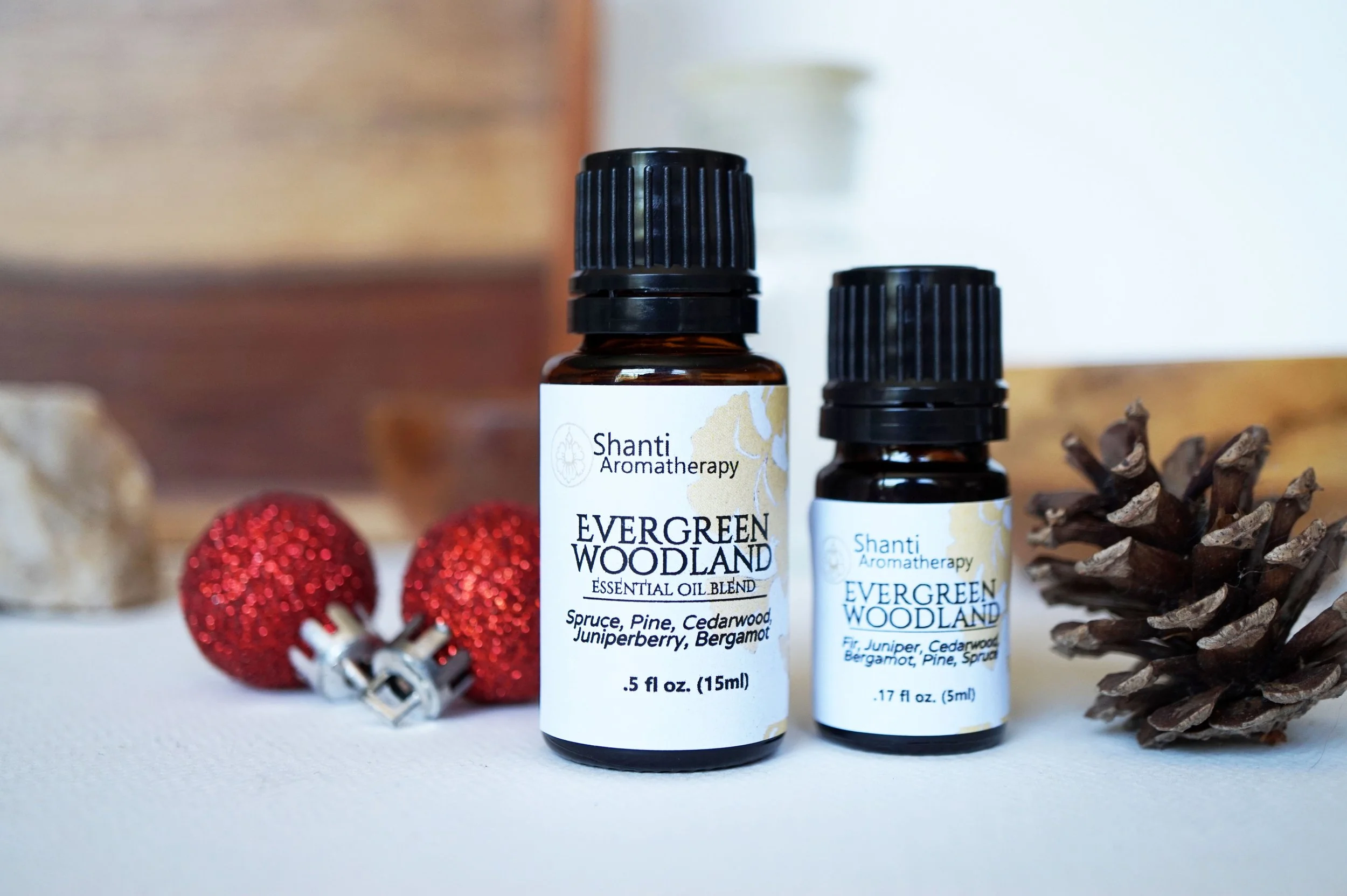 Evergreen Woodland Diffuser Blend — Shanti Aromatherapy