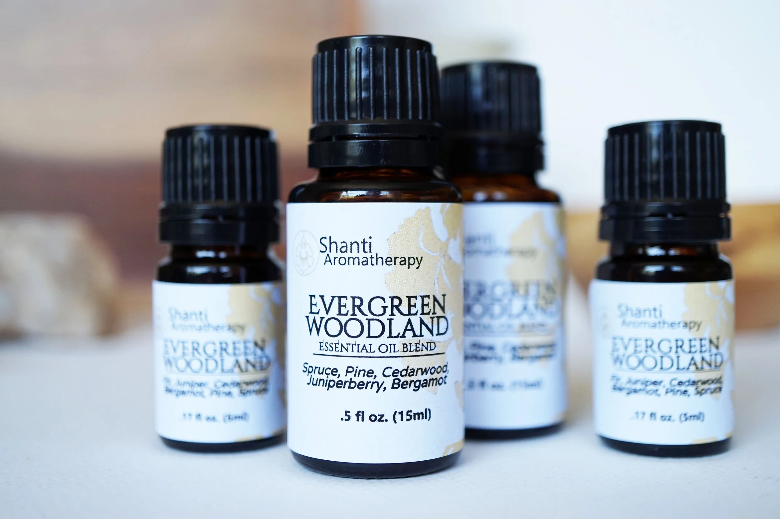 Evergreen Woodland Diffuser Blend — Shanti Aromatherapy