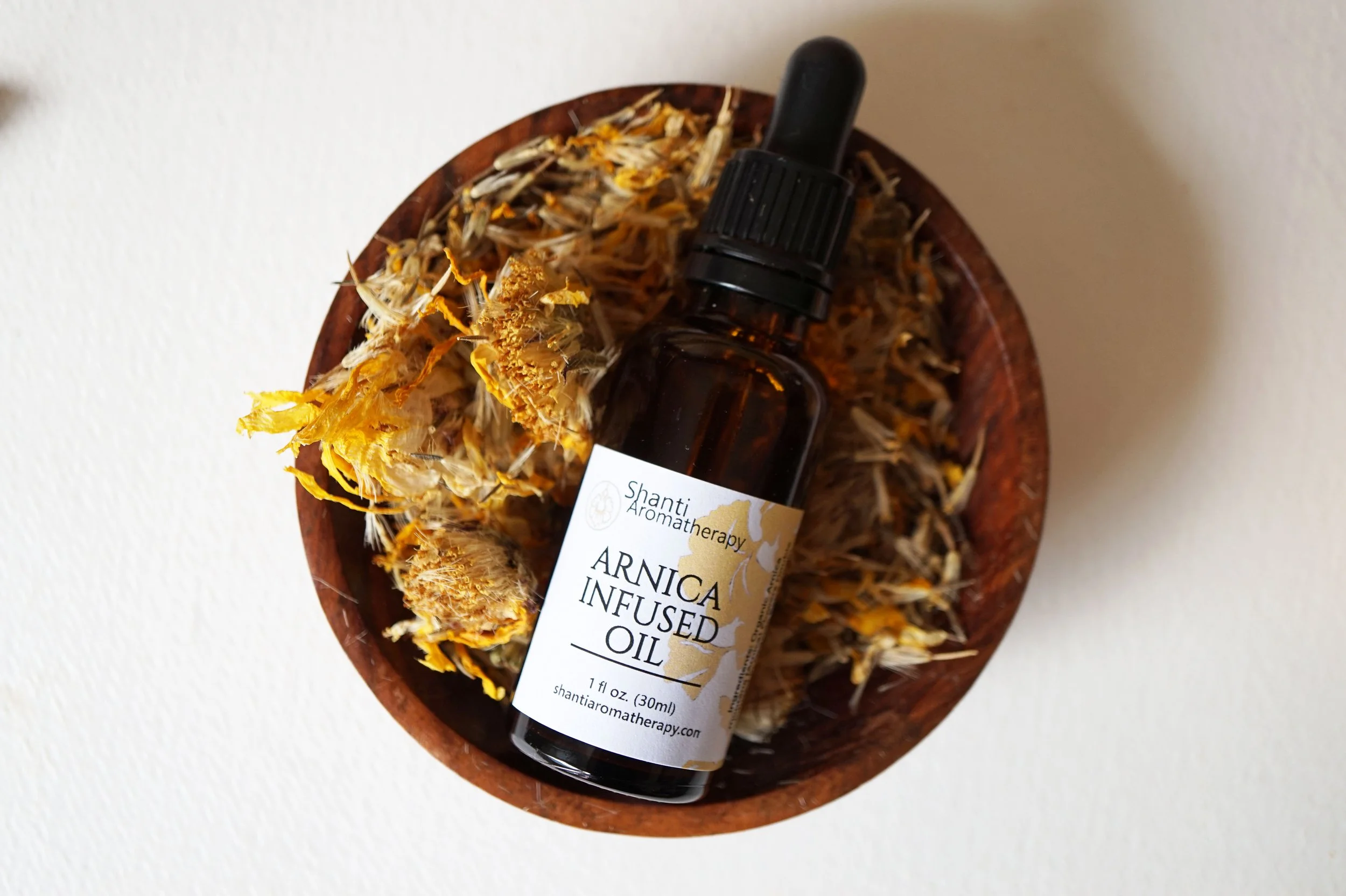 Arnica Infused Oil - Organic — Shanti Aromatherapy