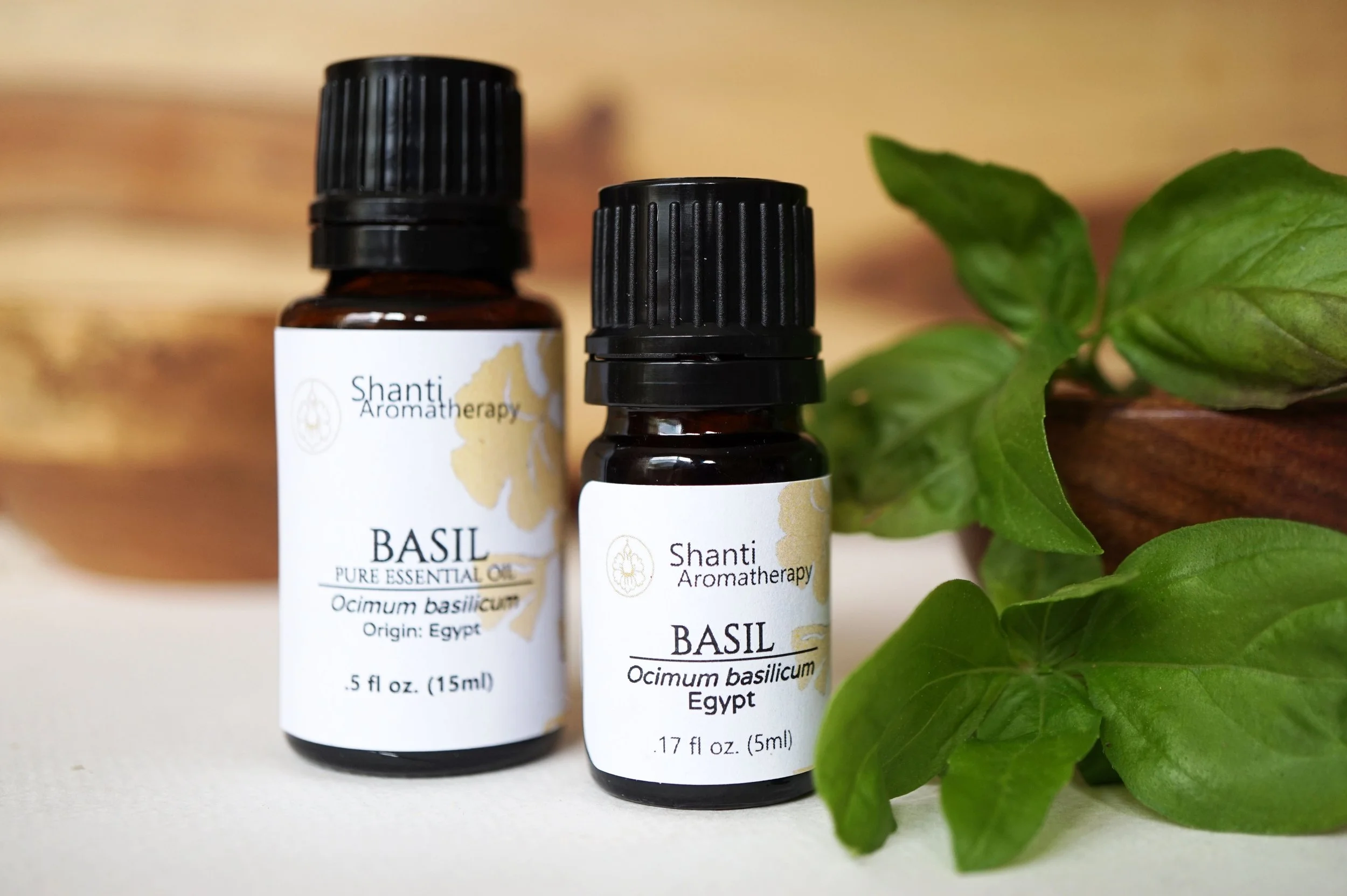 Basil Essential Oil — Shanti Aromatherapy