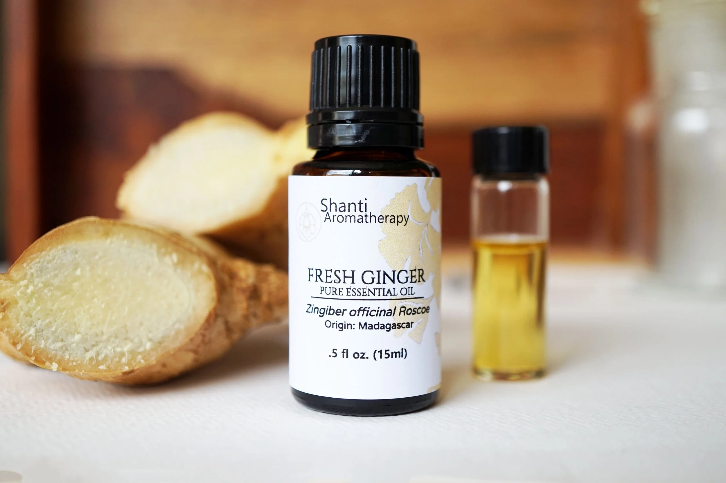 Ginger (Fresh) Essential Oil — Shanti Aromatherapy