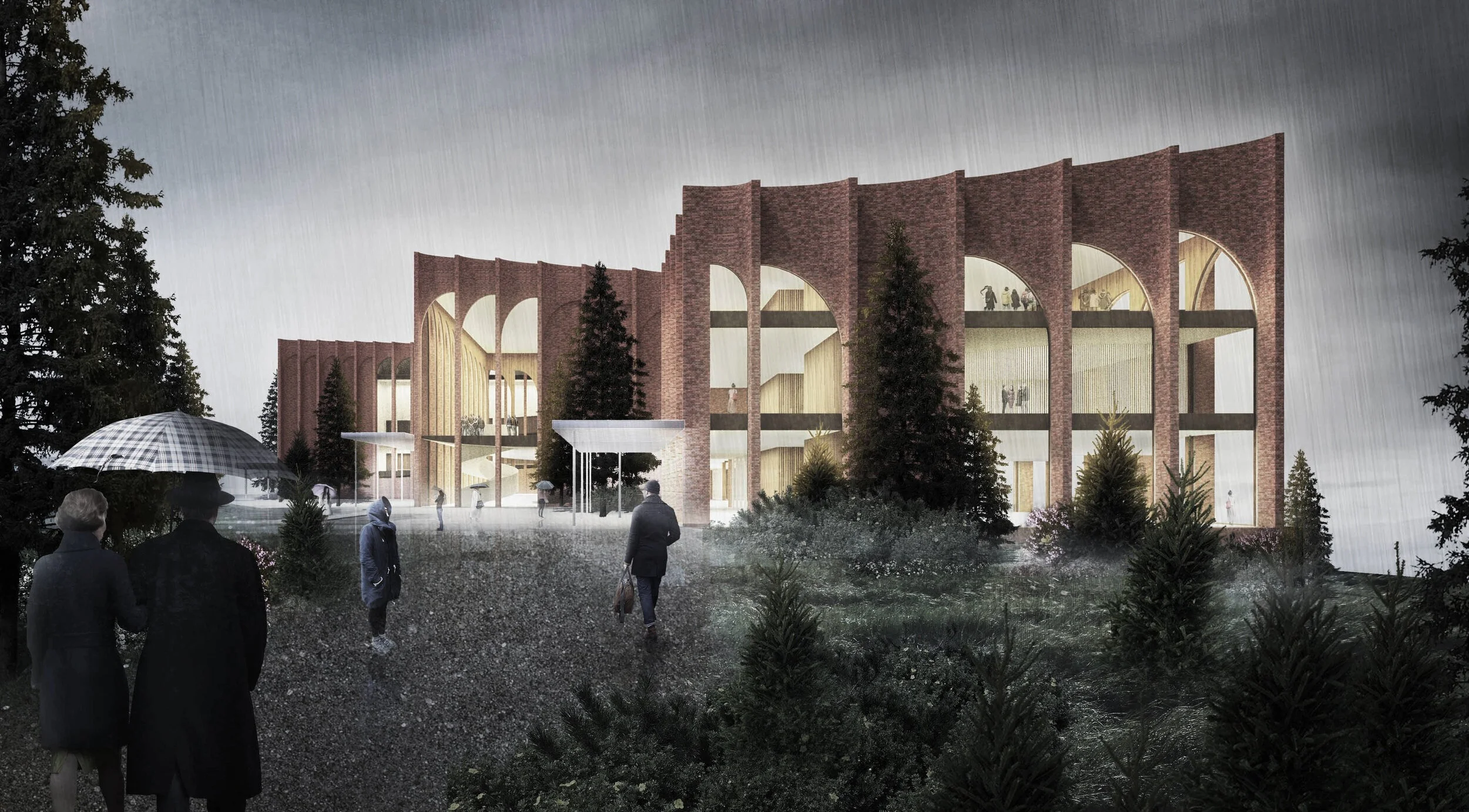 Concert Hall Architecture Landscape