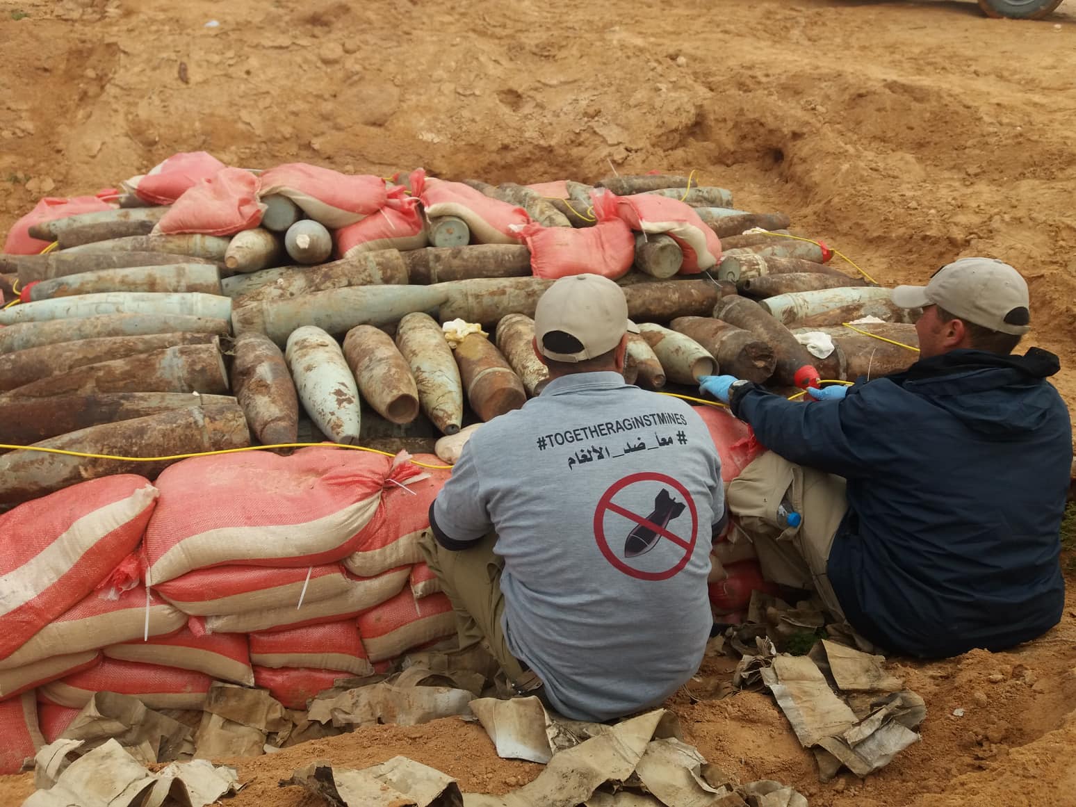 Successfully collecting 200 tons of explosive remnants of war in Libya ...