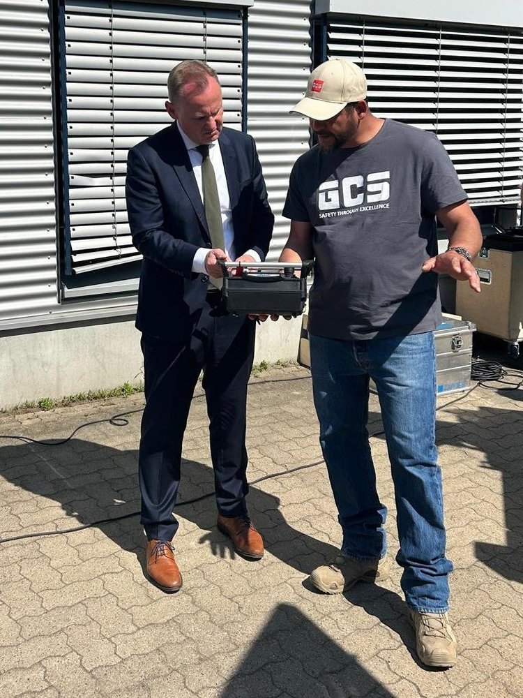 City of Hamburg receives first of four GCS-200 demining machines for ...