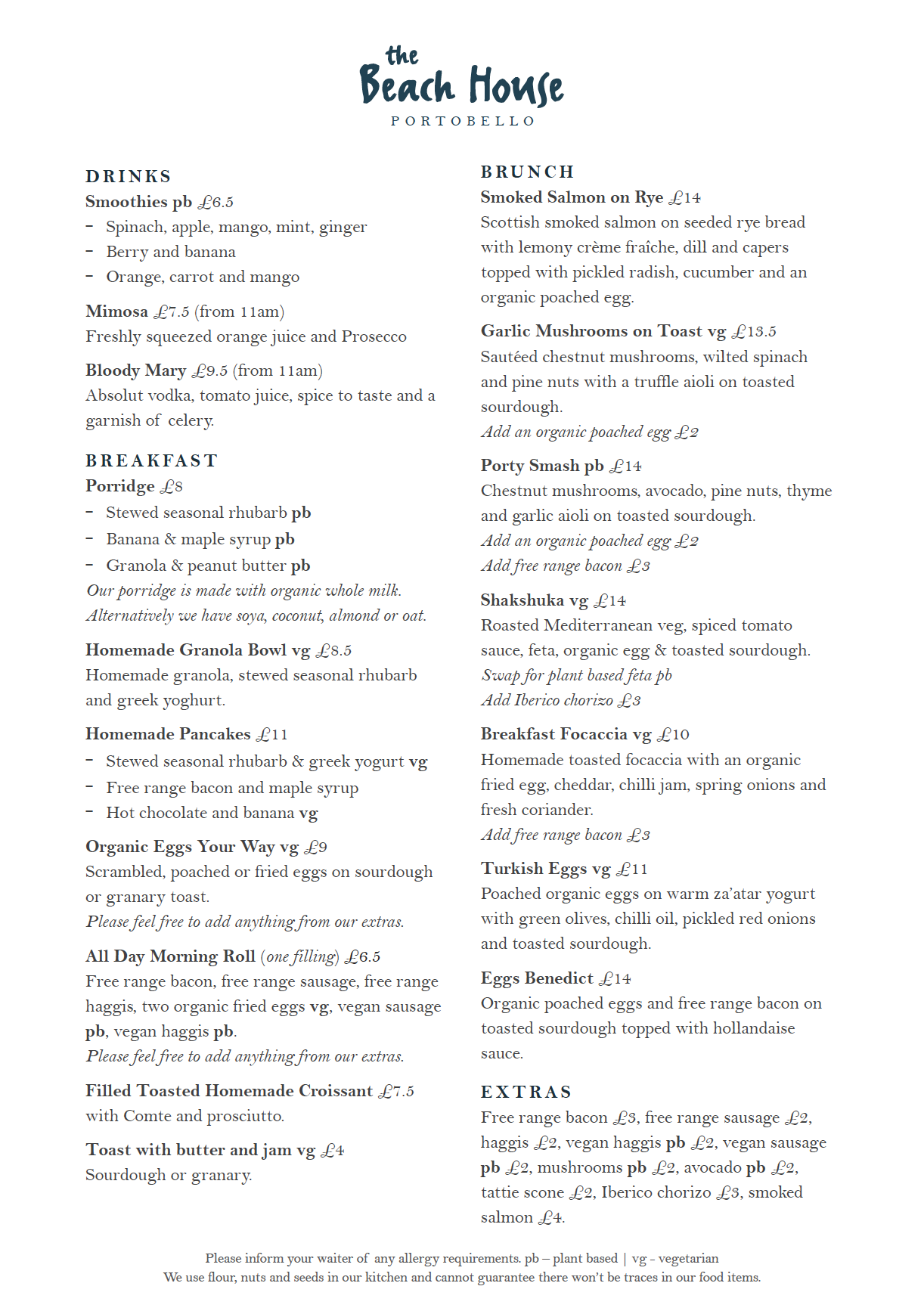 Breakfast — The Beach House