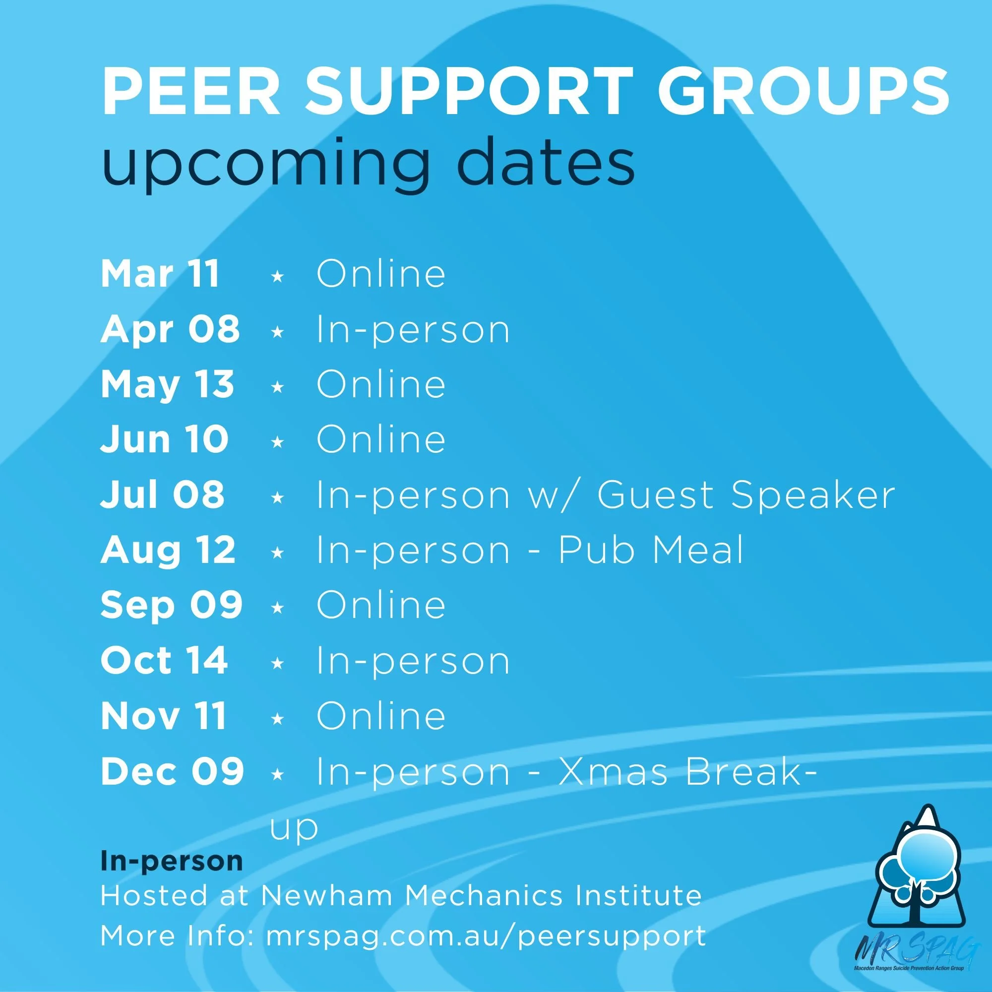 Peer Support — Working together to prevent suicide in Macedon Ranges Shire