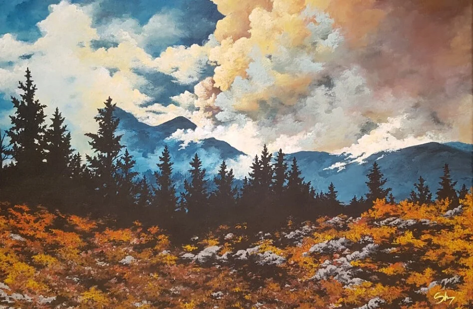 Crescent Mountain - (Print) — Backwoods Anchor