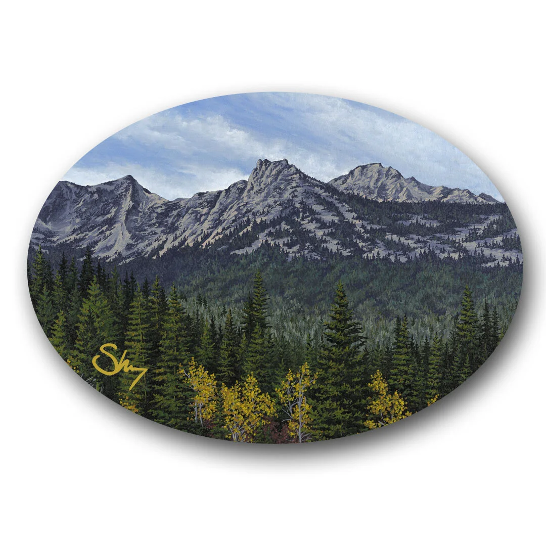 Early Fall - Oval (Sticker) — Backwoods Anchor
