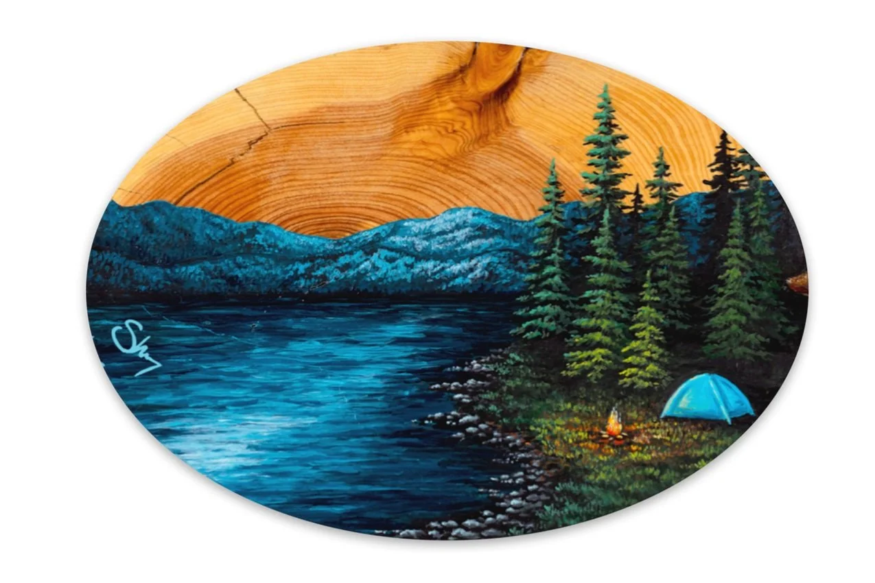 Lakeside Views - (Sticker) — Backwoods Anchor